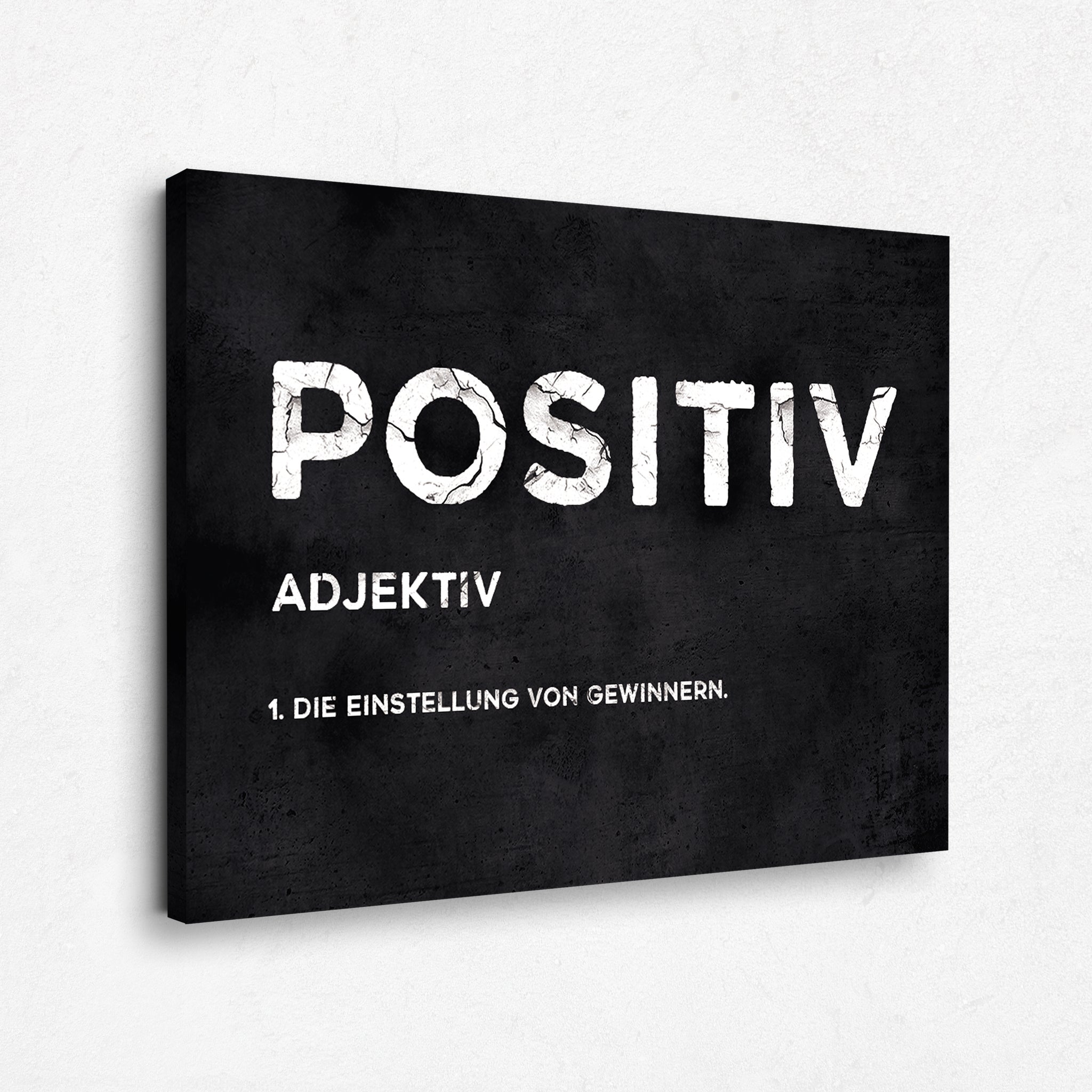 Motivation-Leinwandbild Positiv Definition Erfolg Bild – YOUNG HUSTLE